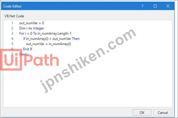 UiPath-ADAv1-JPN合格問題質問19：次の引数リストがあるとします。 (Exhibit) そして次のコード: (Exhibit) 以下のシーケンスの最後に出力パネルに表示される値は ...